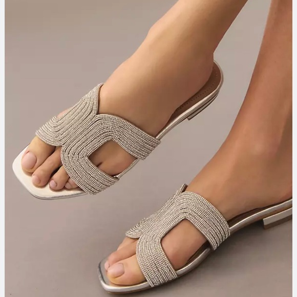 Shoes | Bibi Lou Silver Spongecake Brand New In Box | Poshmark